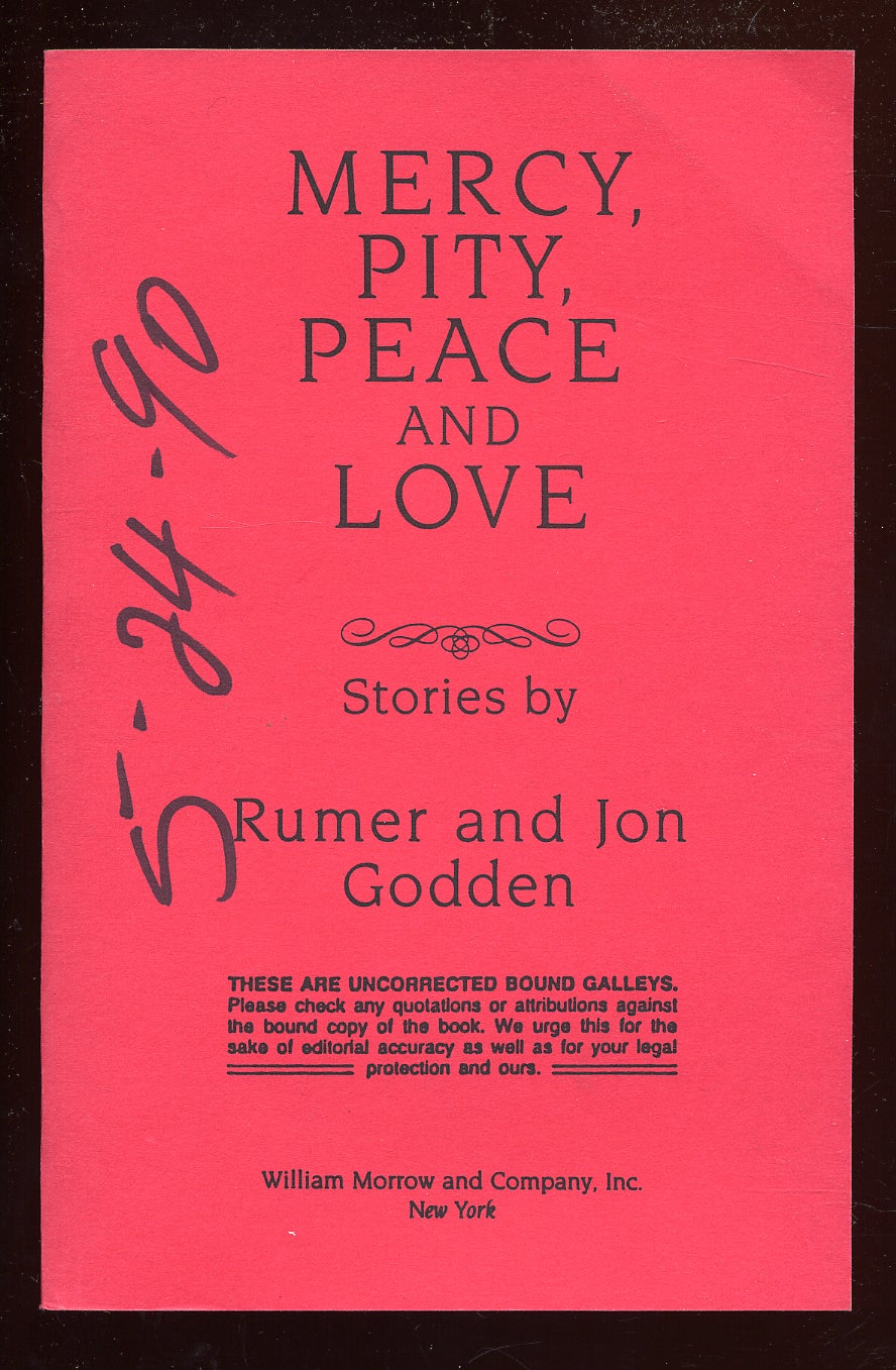 Mercy, Pity, Peace and Love by GODDEN, Rumer and Jon: Fine Softcover ...