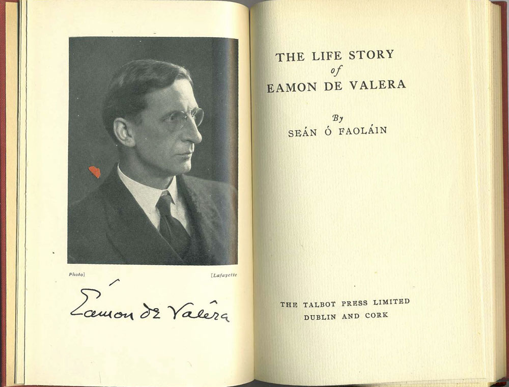The Life Story of Eamon de Valera by O'Faolain, Sean: Very good overall ...