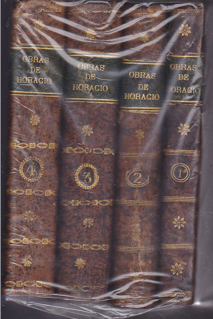 OBRAS DE HORACIO (Latín/castellano) (4 volumenes) de HORACIO: BUEN ...