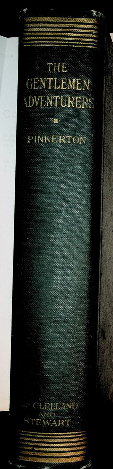 THE GENTLEMEN ADVENTURERS (1st Cdn ed) by Pinkerton, Robert E 03b ...