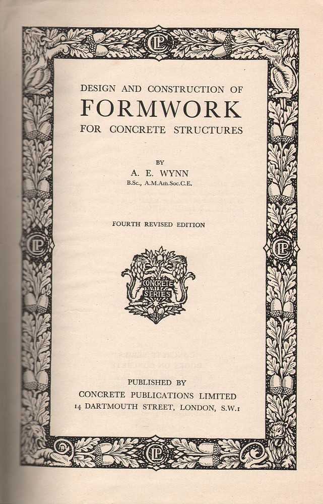 Design and Construction of Formwork for Concrete Structures (4th ed ...