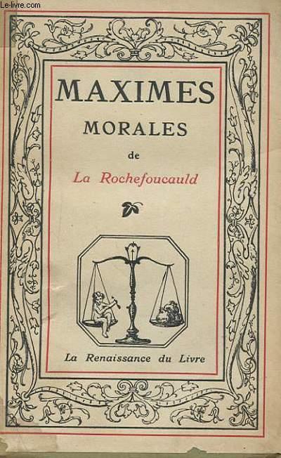 MAXIMES ET OEUVRES DIVERSES by LA ROCHEFOUCAULD: bon Couverture souple ...