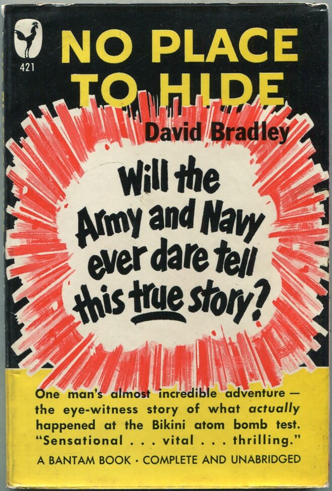 No Place to Hide [with]: Original Poster for the Bantam Books Paperback ...