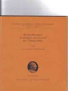 Beobachtungen zu einigen "recentiores" des Thukydides von Kleinlogel ...