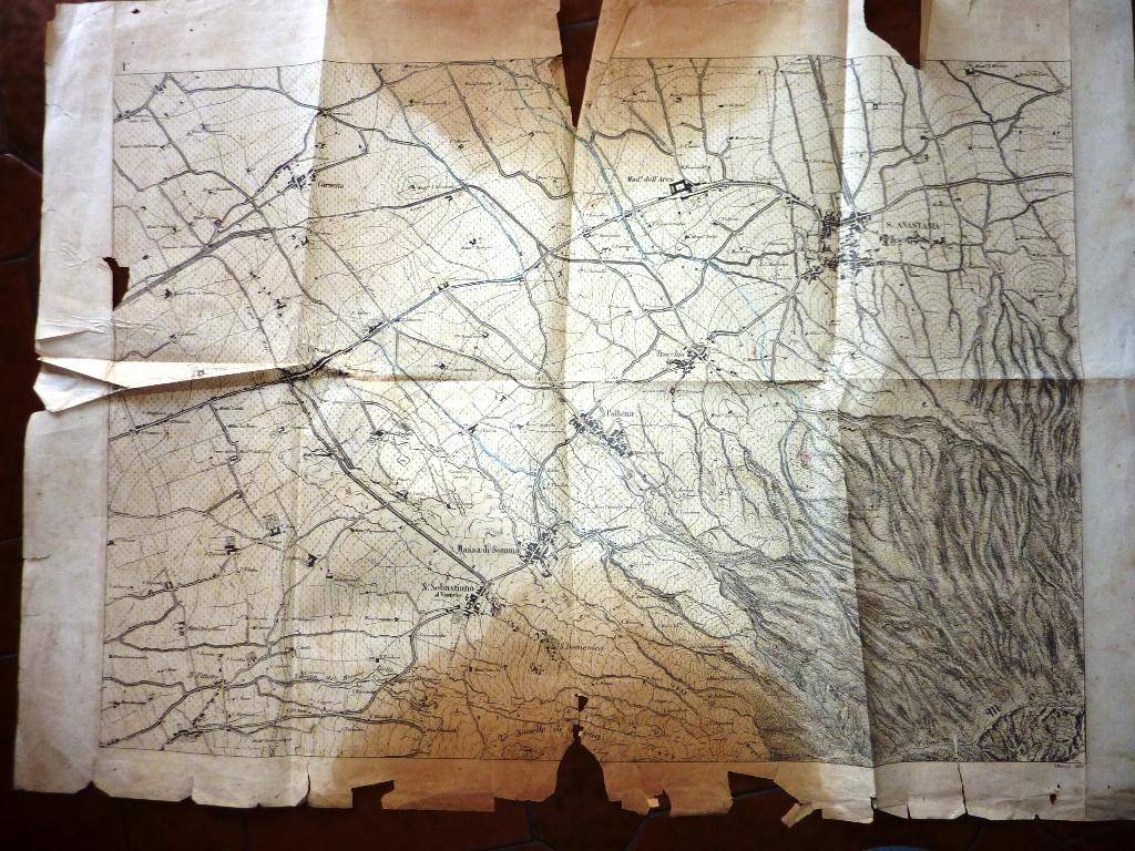 Carta "Comuni di Pollena, S. Anastasia, S. Sebastiano, Massa di Somma ...