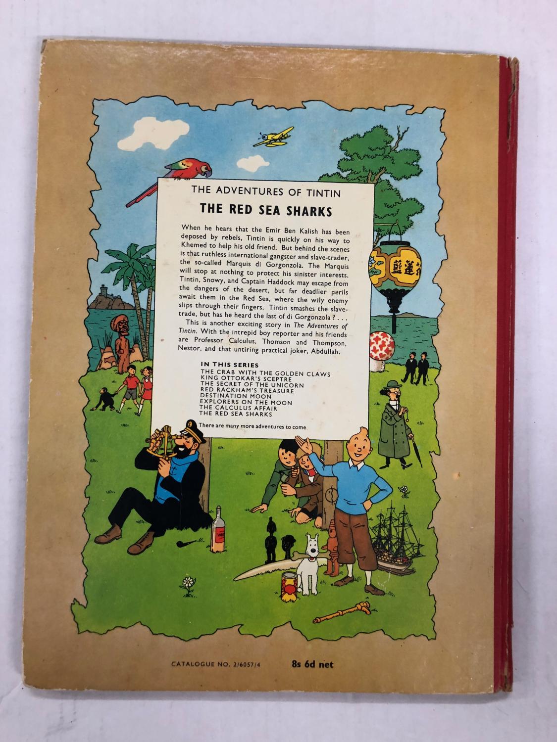 The Adventures of Tintin: The Red Sea Sharks- 1st Edition from Methuen ...