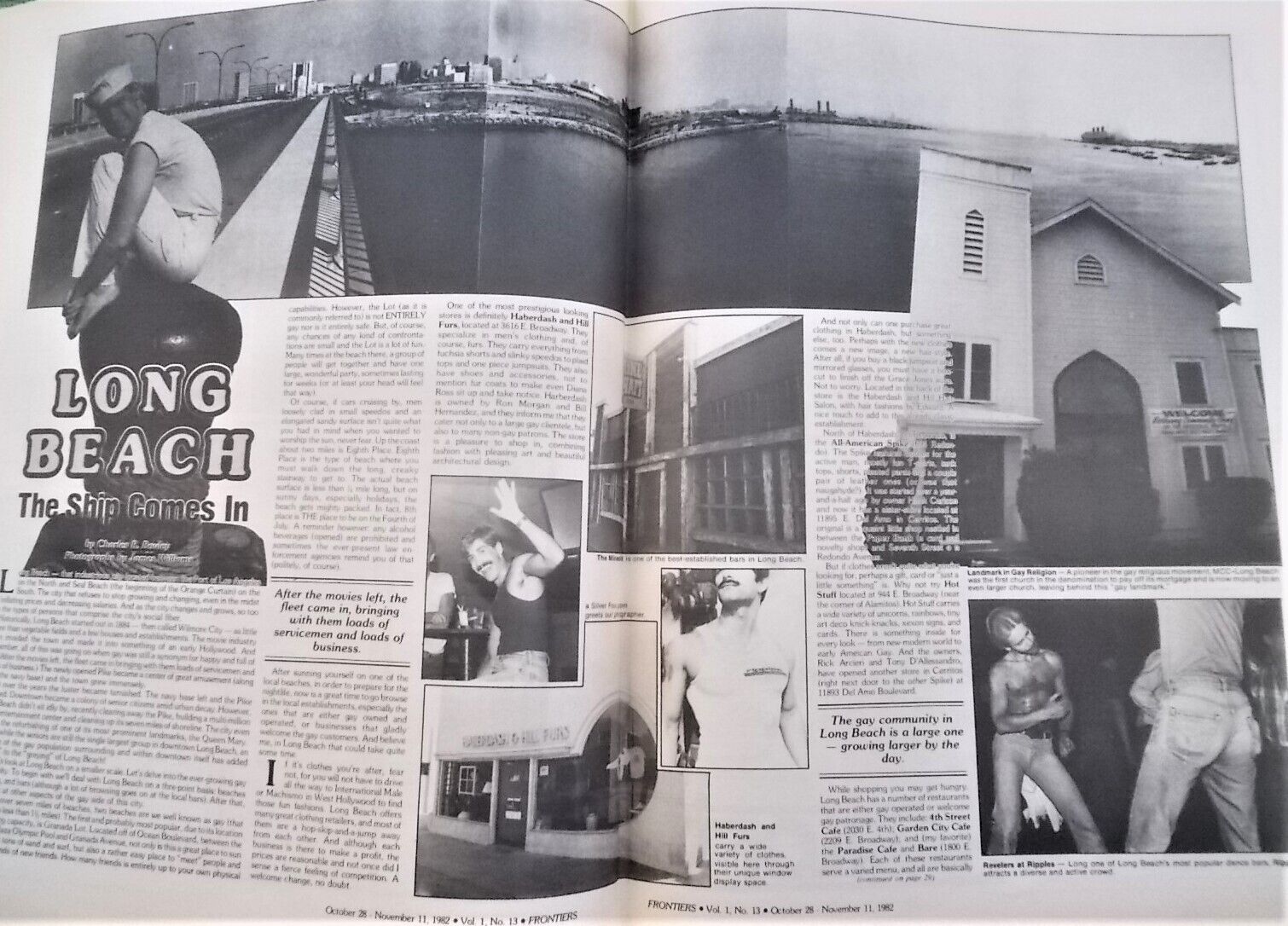 Frontiers (Vol. Volume 1 Number No. 13, October 28-November 11, 1982 ...