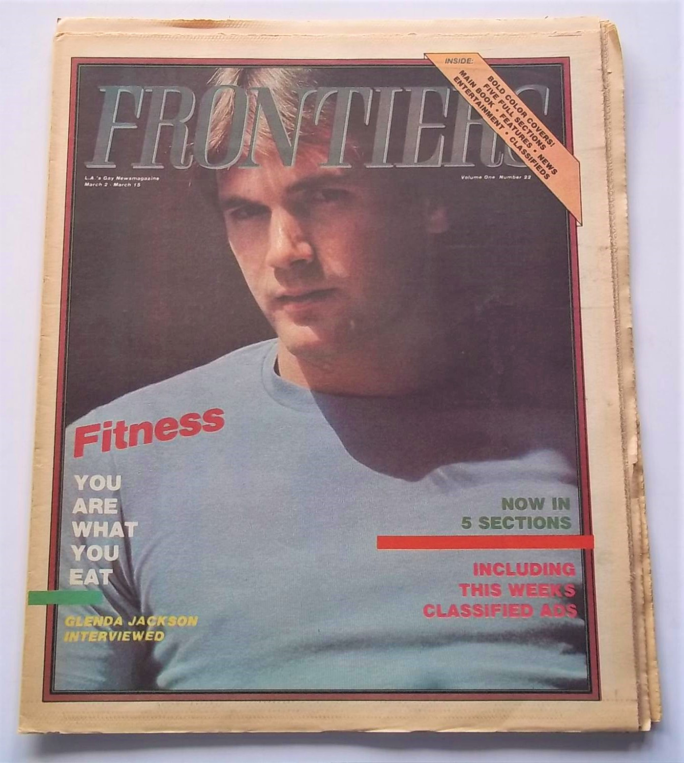 Frontiers (Vol. Volume 1 Number No. 22, March 2-15, 1983) Gay ...