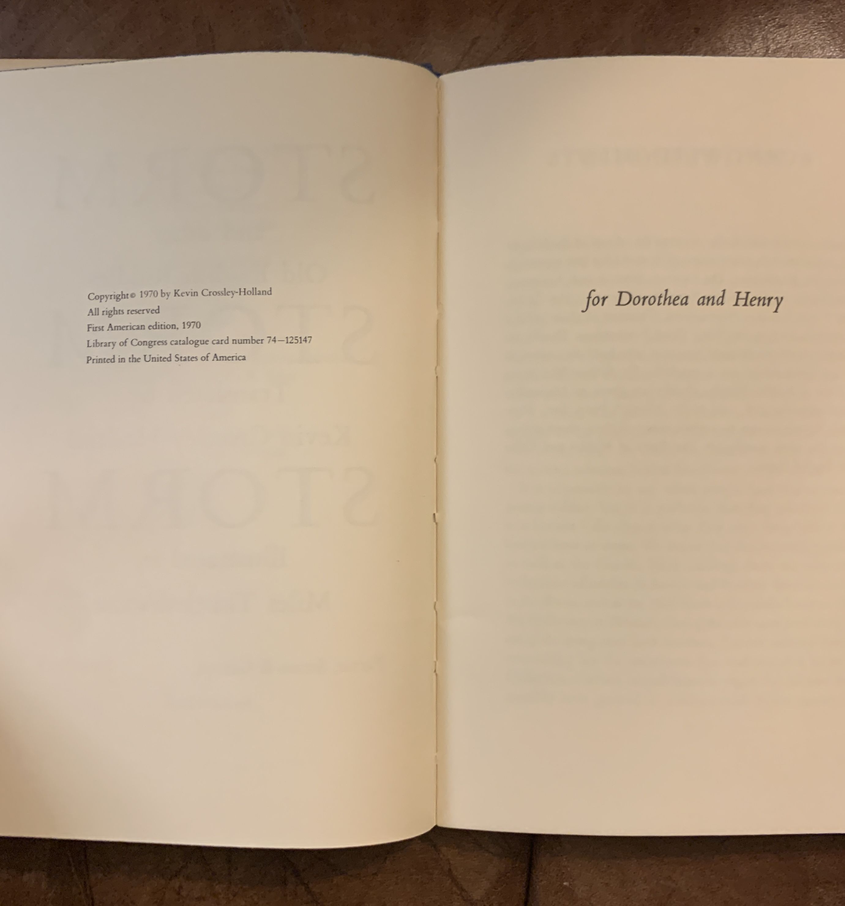 Storm and other Old English Riddles by Kevin Crossley-Holland: Very ...