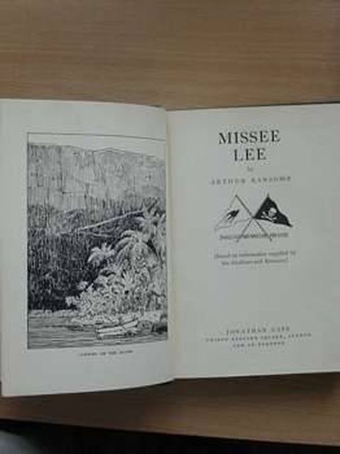 MISSEE LEE by Ransome, Arthur: Very Good Hardback (1941) First edition ...