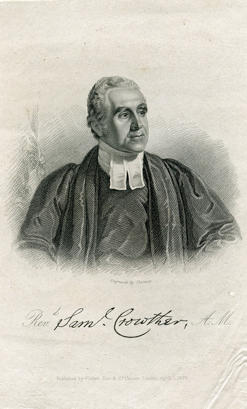 Engraved Portrait by Thomson by Crowther, Samuel: (1828) | Jeremy ...