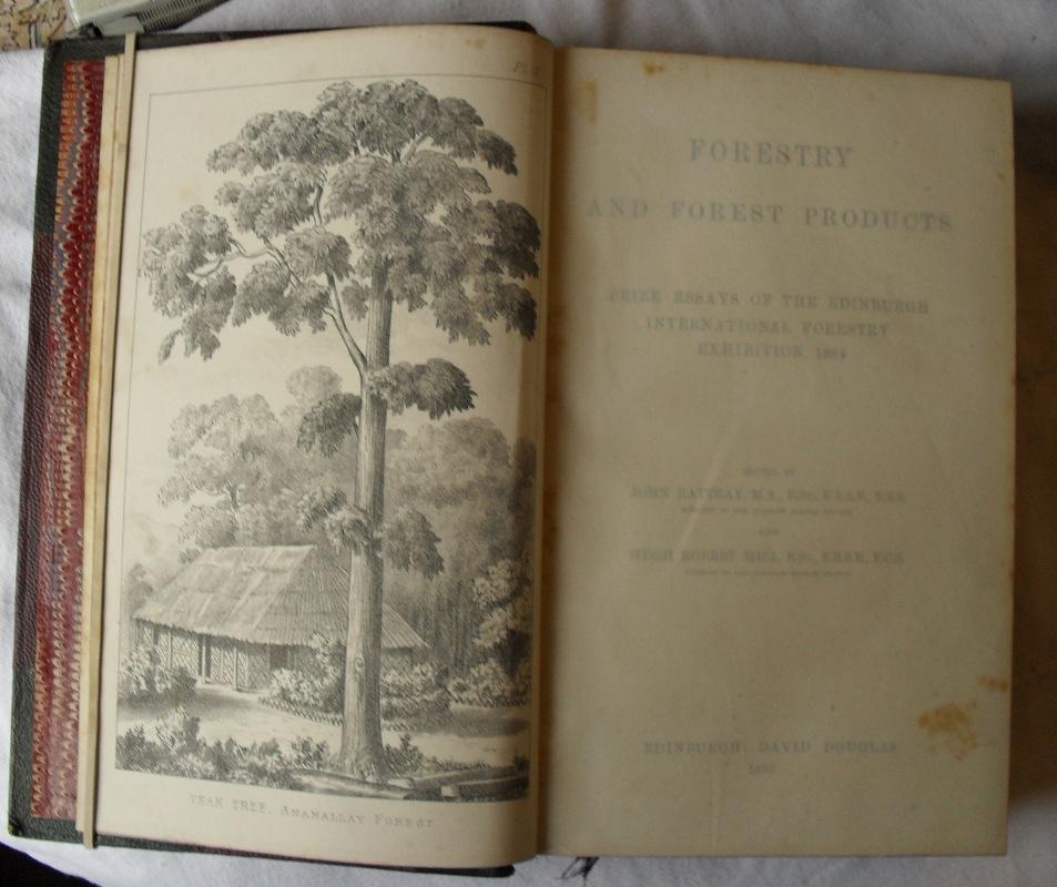 Forestry and Forest Products. von Rattray, J. and Mill, H.R. (editors ...