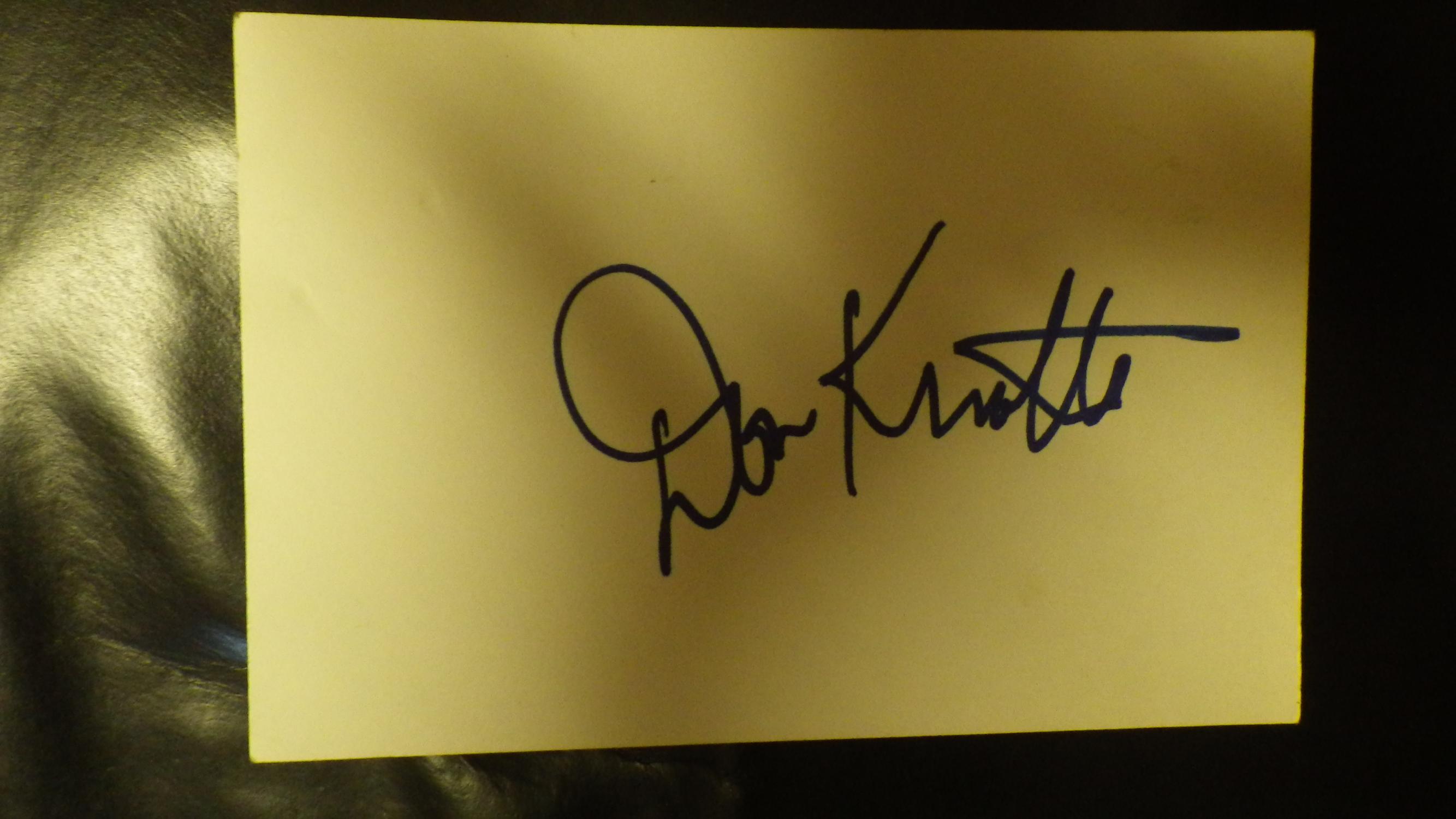 Don Knotts Autographed Photo