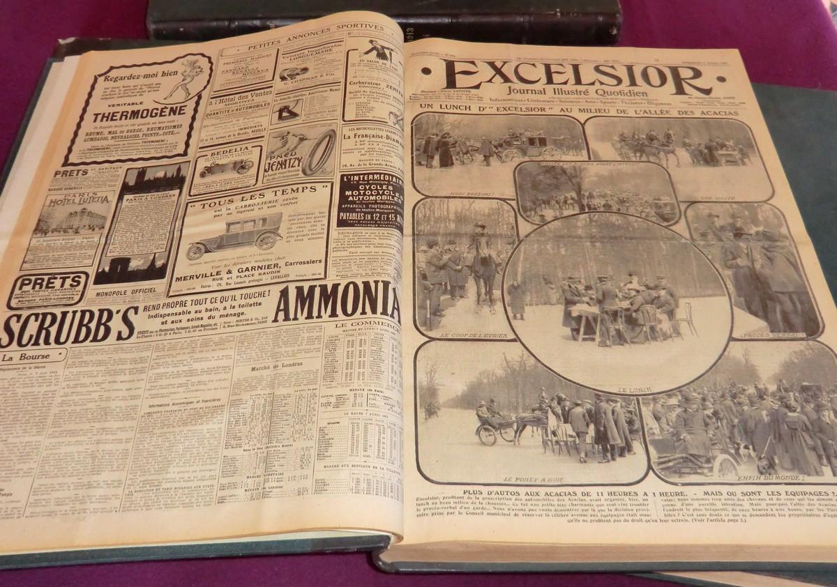 EXCELSIOR (L'), Journal illustré 1913 : 1/2/3/4 by LAFITTE Pierre ...