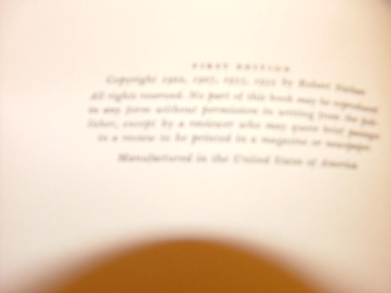 Selected Poems of Robert Nathan by Robert Nathan: Fine Hardcover (1935 ...