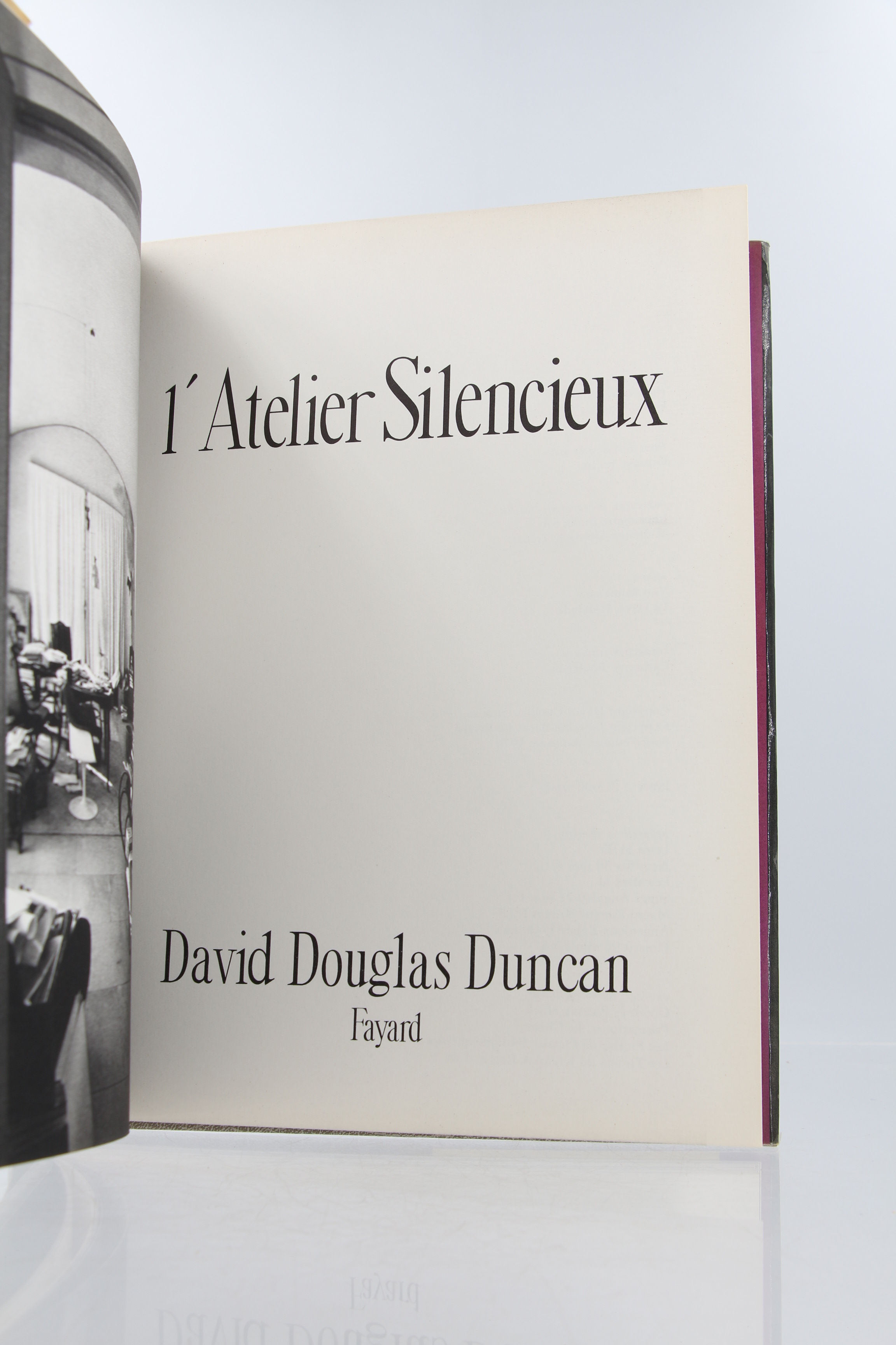 L'atelier silencieux by David Douglas DUNCAN: Couverture rigide (1976 ...