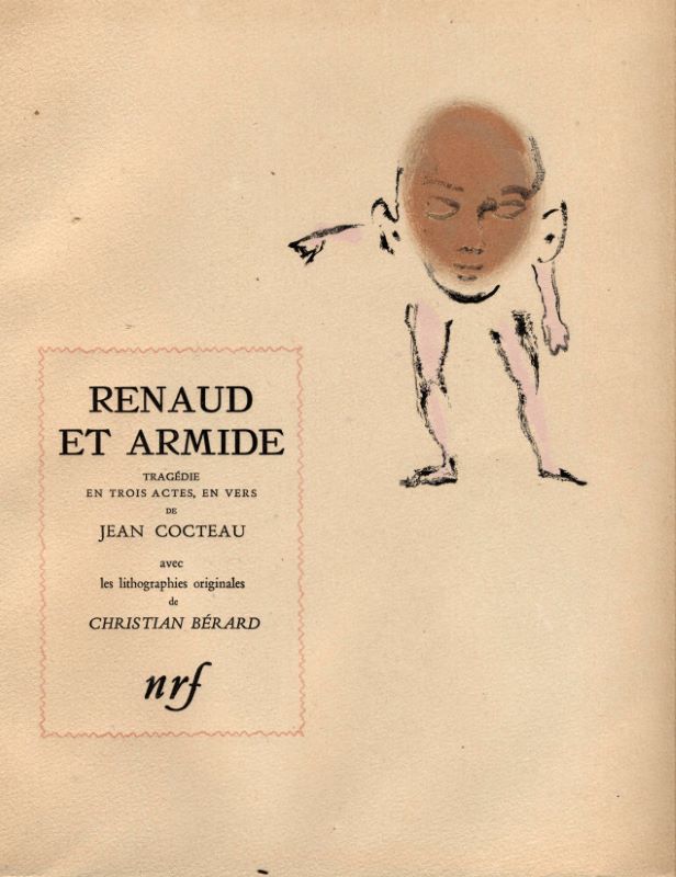 Renaud et Armide. par COCTEAU (Jean).: (1945) | Librairie Pierre ...