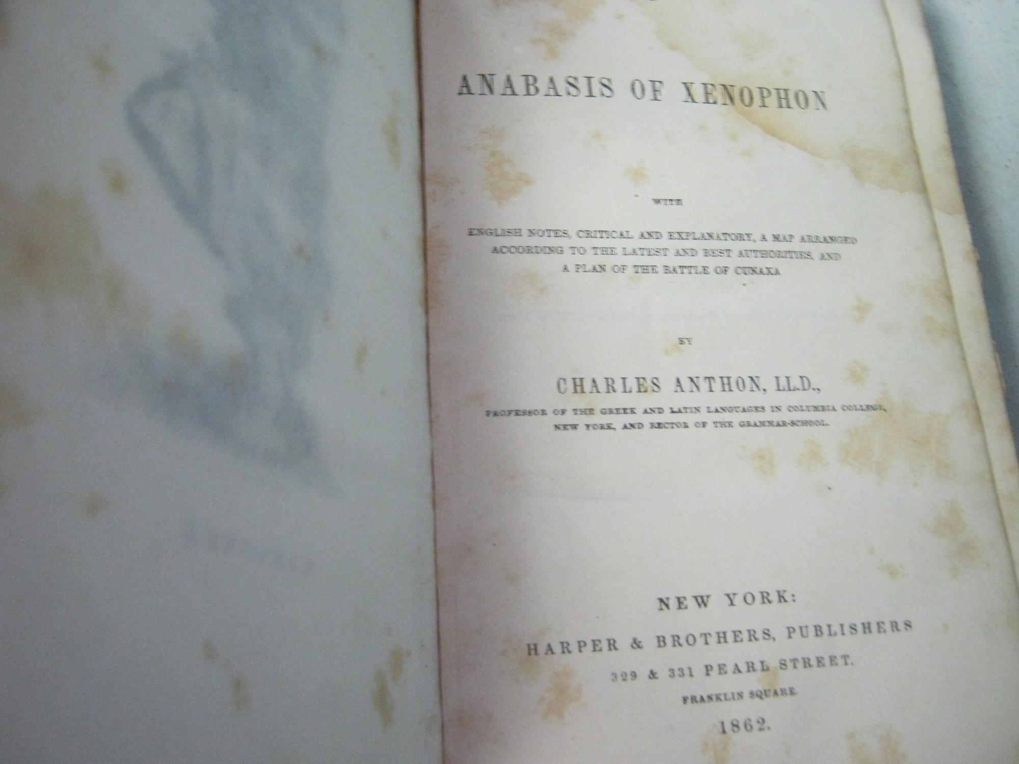 The Anabasis of Xenophon with English notes, Critical and Explanatory ...