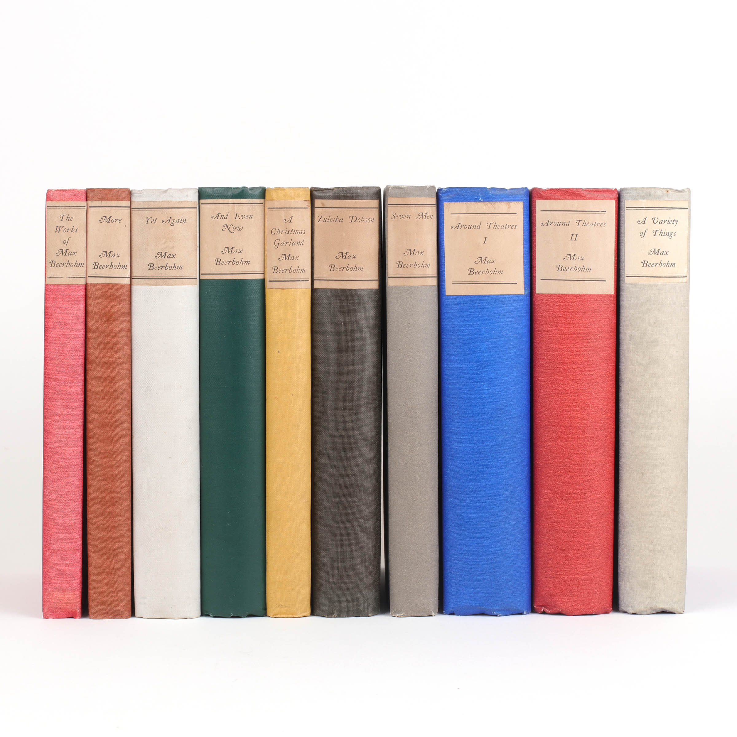 THE WORKS OF MAX BEERBOHM by BEERBOHM, Max: (1922) Signed by Author(s ...