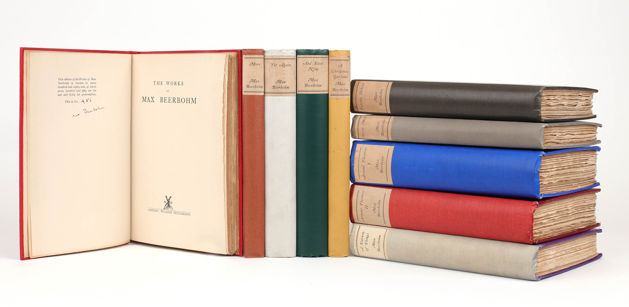 THE WORKS OF MAX BEERBOHM by BEERBOHM, Max: (1922) Signed by Author(s ...