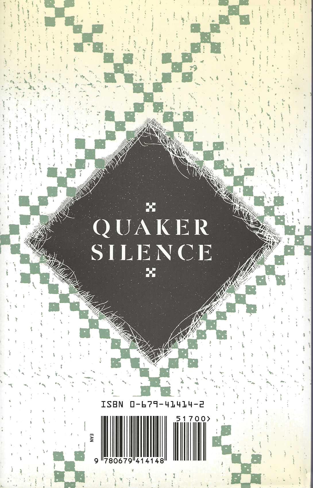QUAKER SILENCE by ALLEN, Irene: Fine Hardcover (1992) First Edition ...