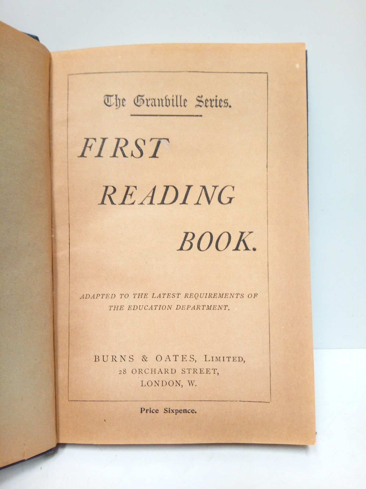 First Reading Book. (Adapted to the latest requirements of the ...