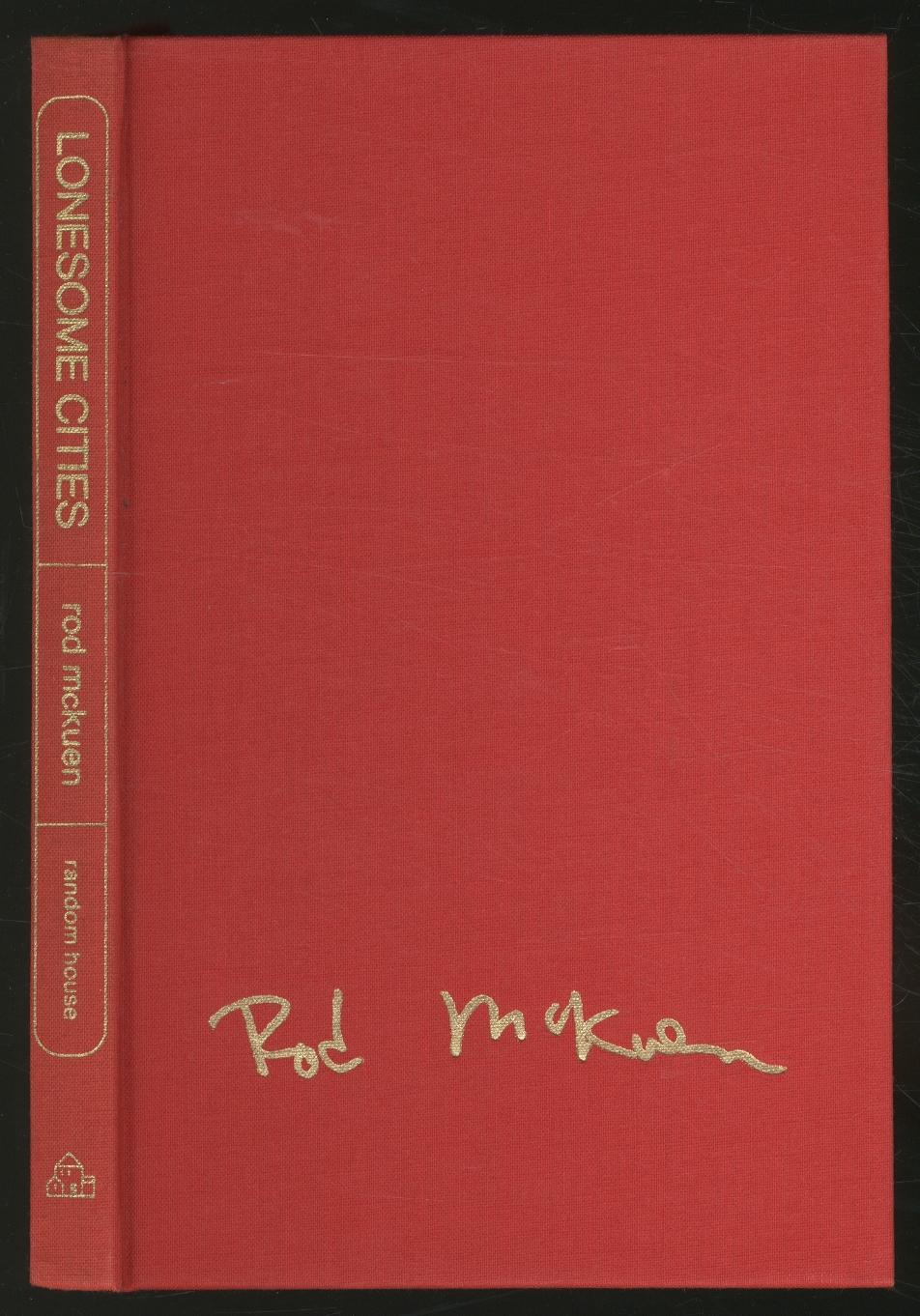 Lonesome Cities by MCKUEN, Rod: Fine Hardcover (1968) Signed by Author(s) | Between the Covers ...