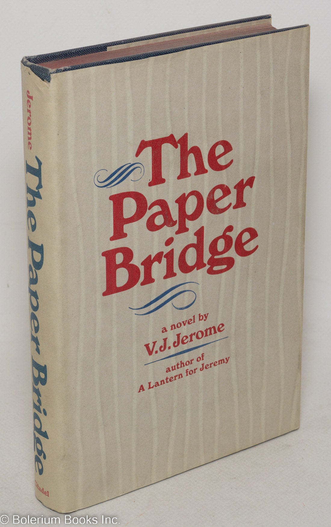 The paper bridge, a novel by Jerome, Victor Jeremy: Hardcover (1966 ...