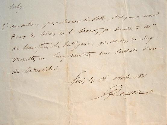 De l'eau de Contrexéville et de Vichy prescrites par le Dr Rayer. by ...