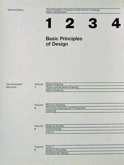 Basic Principles of Design (4 Volume Set in Slipcase) by Design - Maier ...
