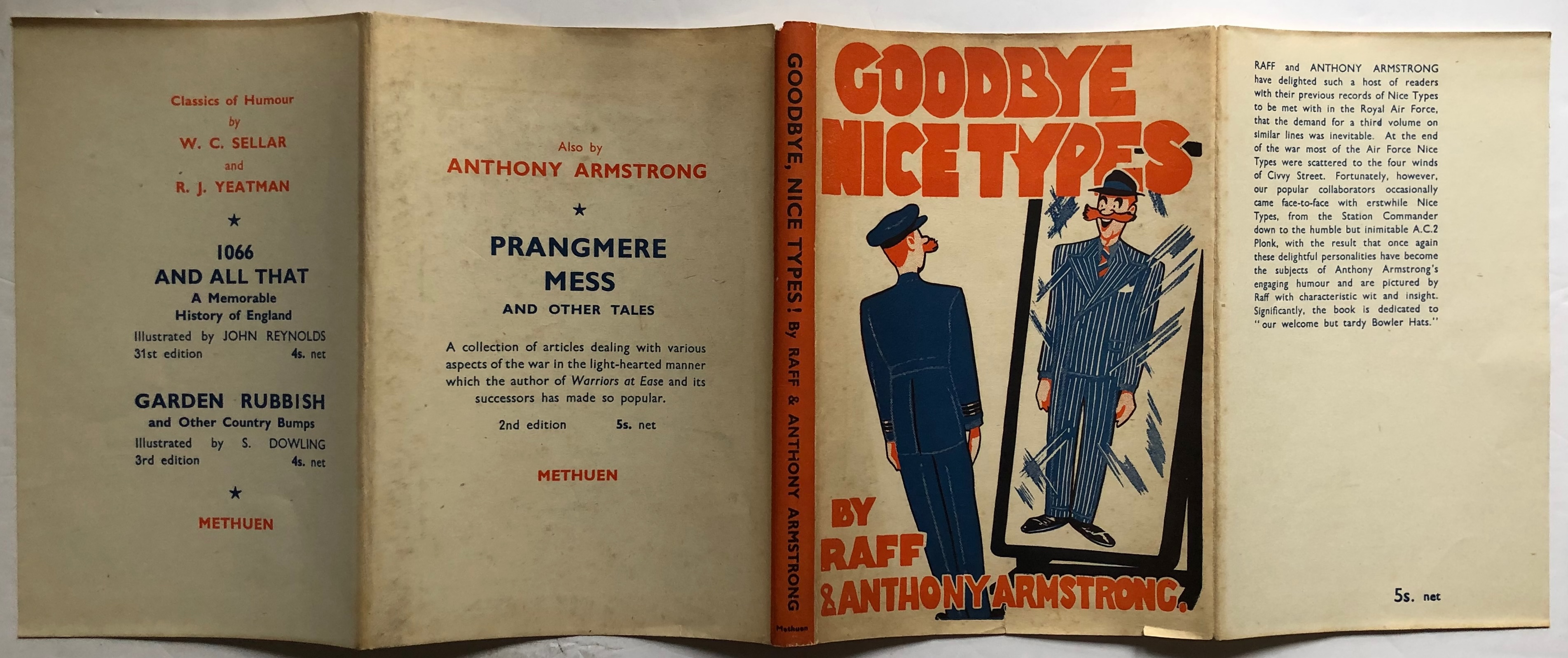Goodbye Nice Types by Armstrong, Anthony & RAFF: Near Fine Hardcover ...