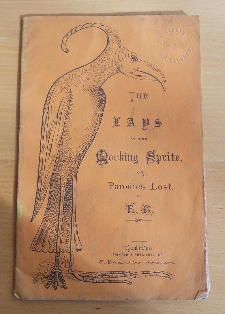 The Lays Of The Mocking Sprite par Anonymous: Very Good Soft cover ...