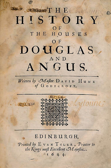 The History of the Houses of Douglas and Angus. 2 parts in one volume ...