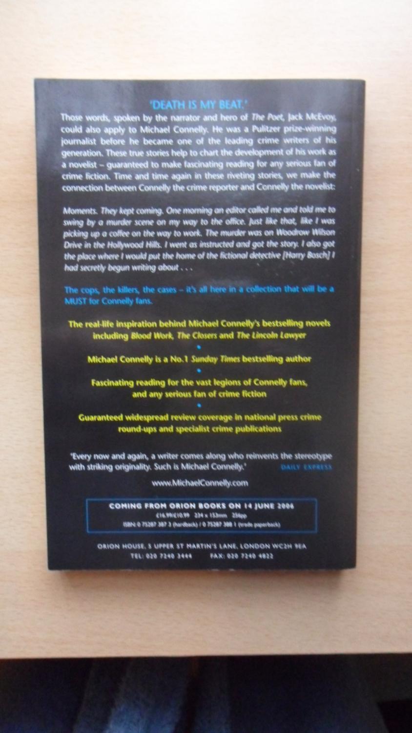 Crime Beat Signed Uk Uncorrected Proof Von Michael Connelly New Soft