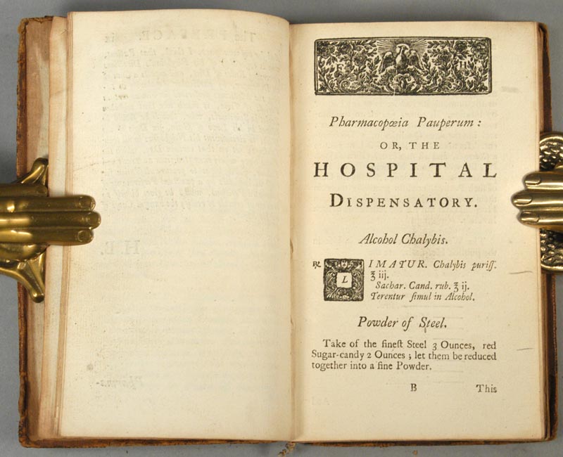 PHARMACOPOEIA PAUPERUM: OR, THE HOSPITAL DISPENSATORY von BANYER, Henry ...