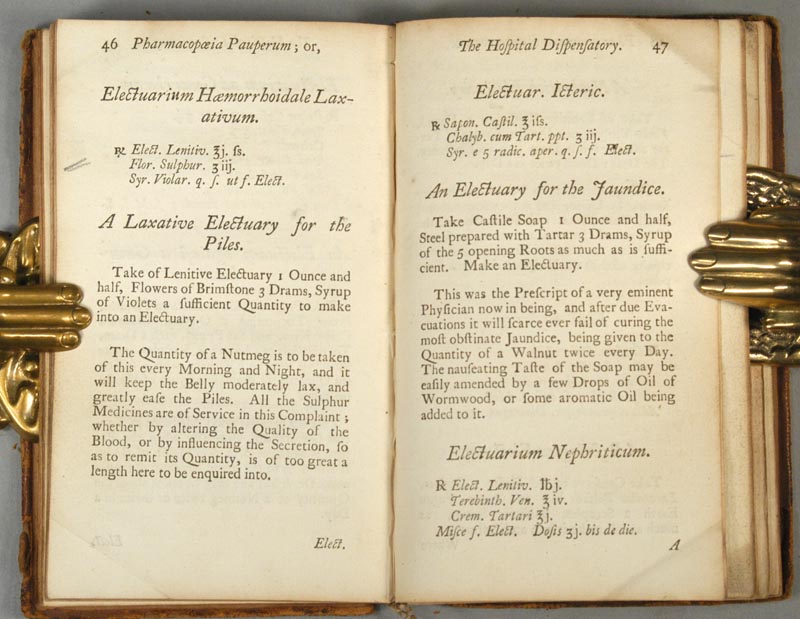 PHARMACOPOEIA PAUPERUM: OR, THE HOSPITAL DISPENSATORY von BANYER, Henry ...