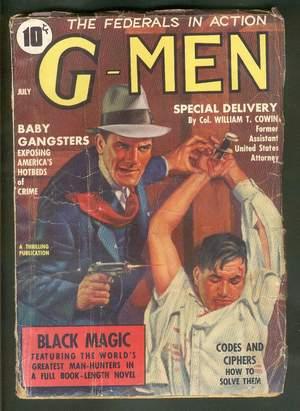 G-MEN Pulp Magazine - July, 1936. (Federals in Action) by C.K.M ...