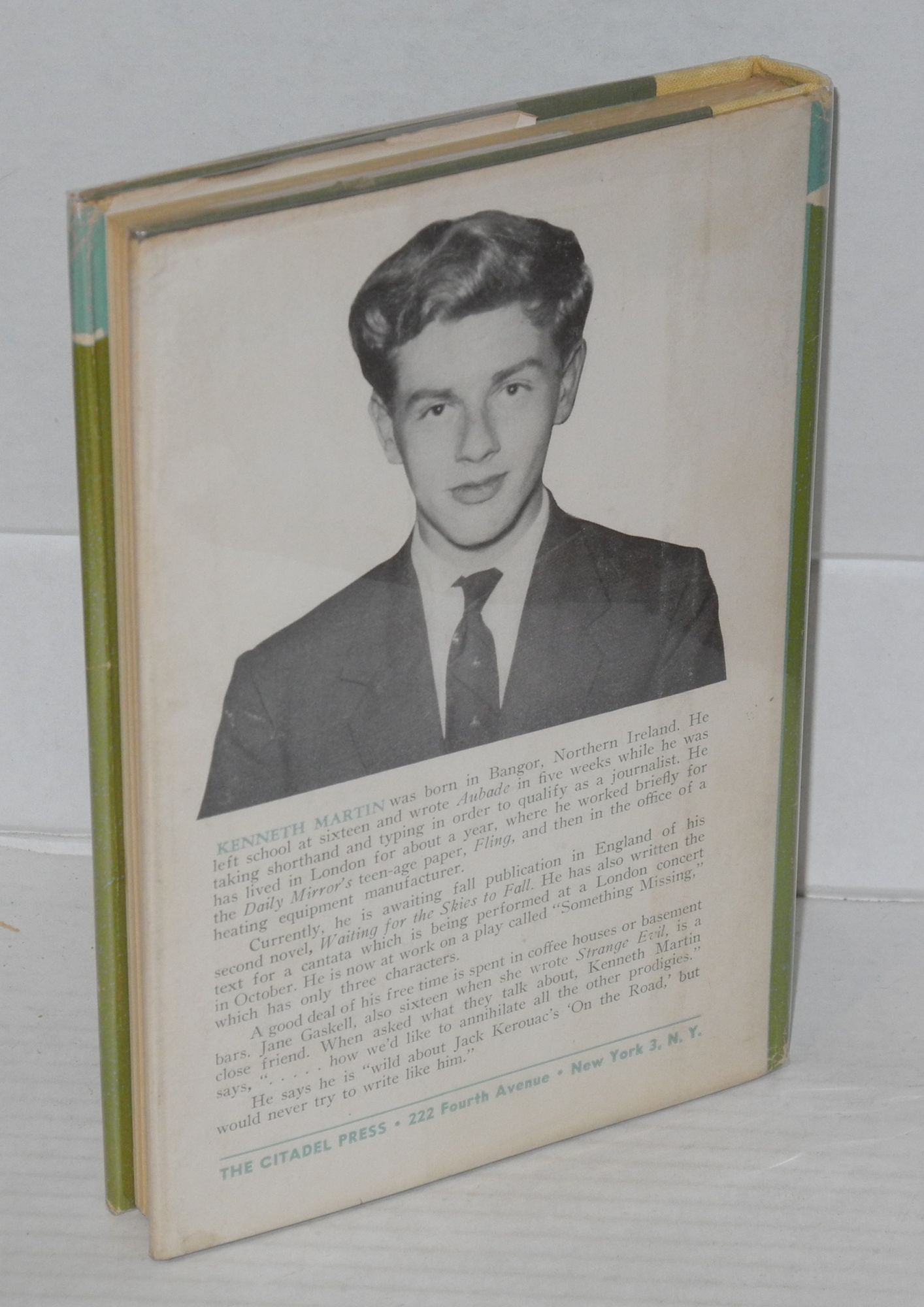 Aubade a novel by Martin, Kenneth: Hardcover (1958) | Bolerium Books Inc.