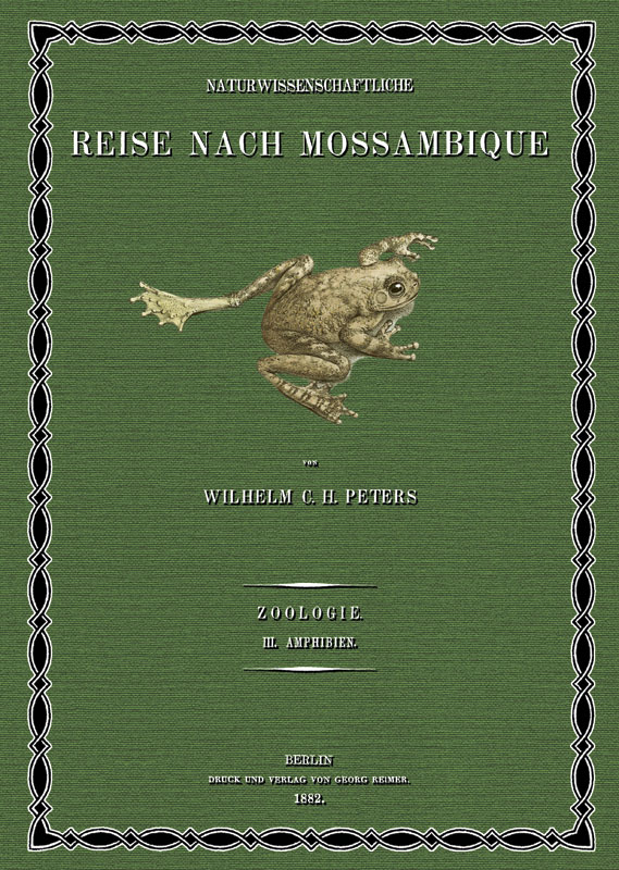 Reise nach Mossambique - 3: Amphibien by Peters, Wilhelm Carl Hartwig ...