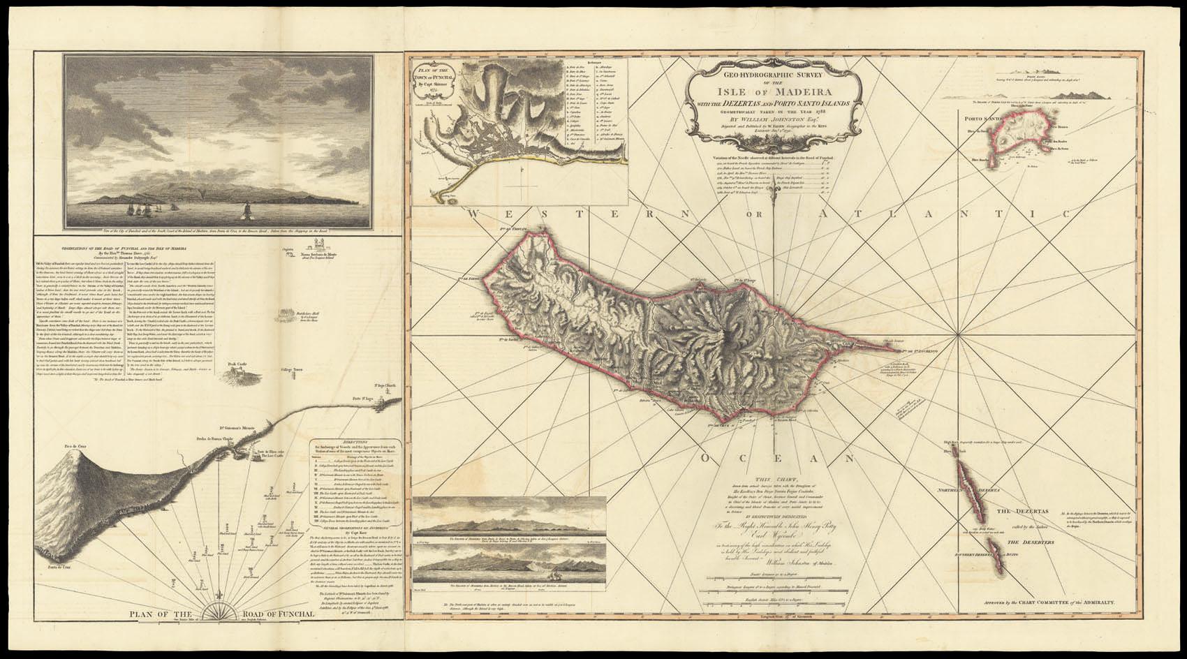 Geo-Hydrographic Survey of the Isle of Madeira with the Dezertas and ...