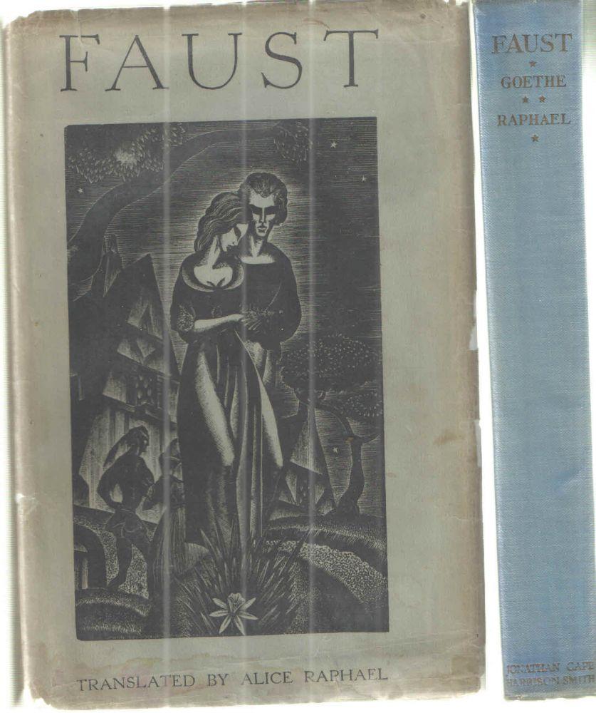 Faust; A Tragedy by Goethe, Johann Wolfgang and translated by Alice ...