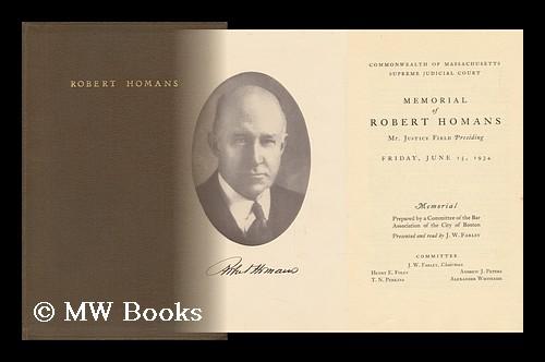 [Commonwealth of Massachusetts Supreme Judicial Court] Memorial of ...