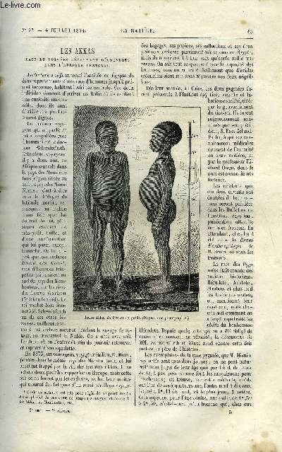 La nature n° 57 - Les akkas, race de pygmées récemment découverts dans ...
