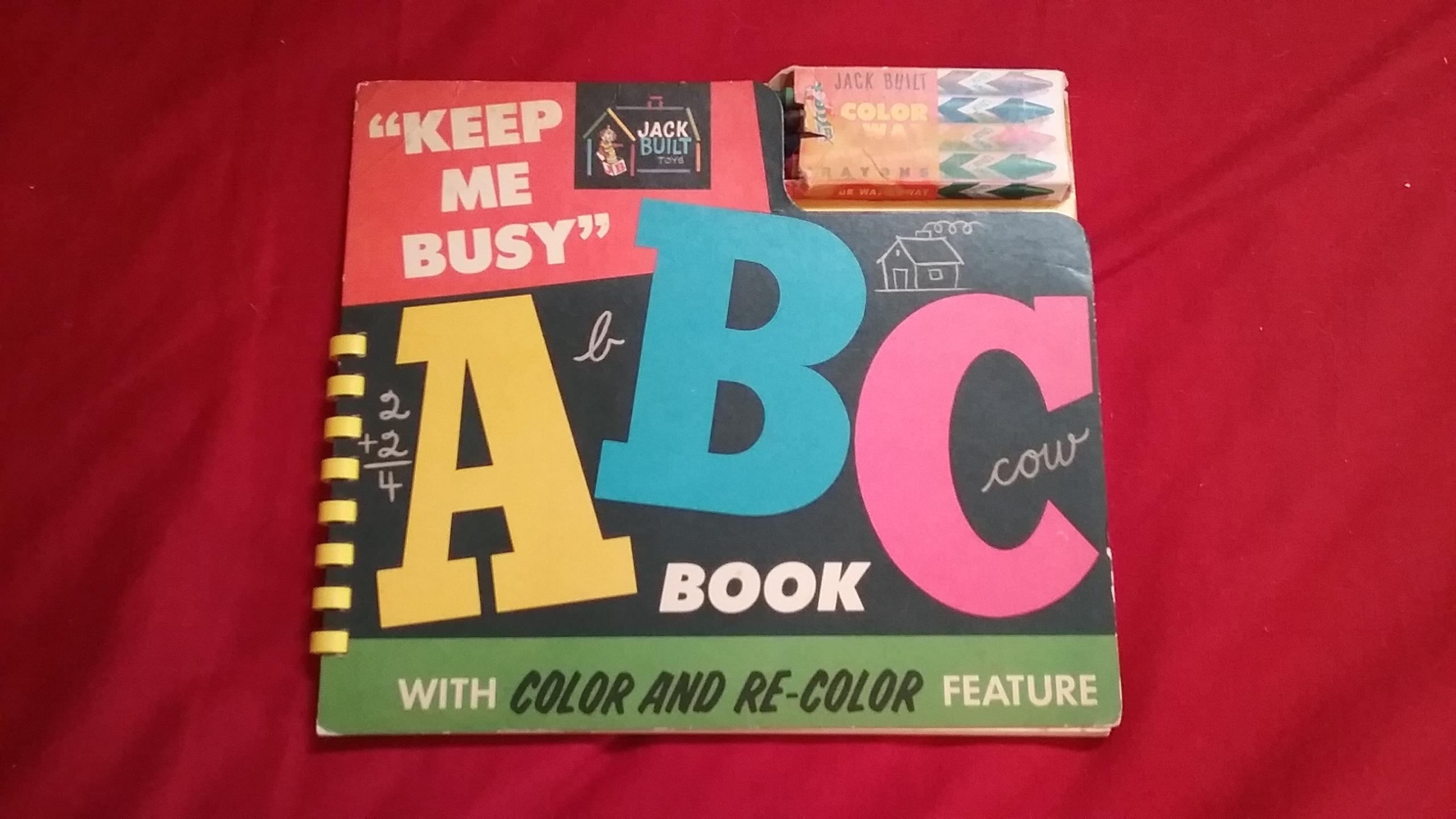 ABC KEEP ME BUSY BOOK de Jack Built Toys: Fair Spiral (1954) 1st ...