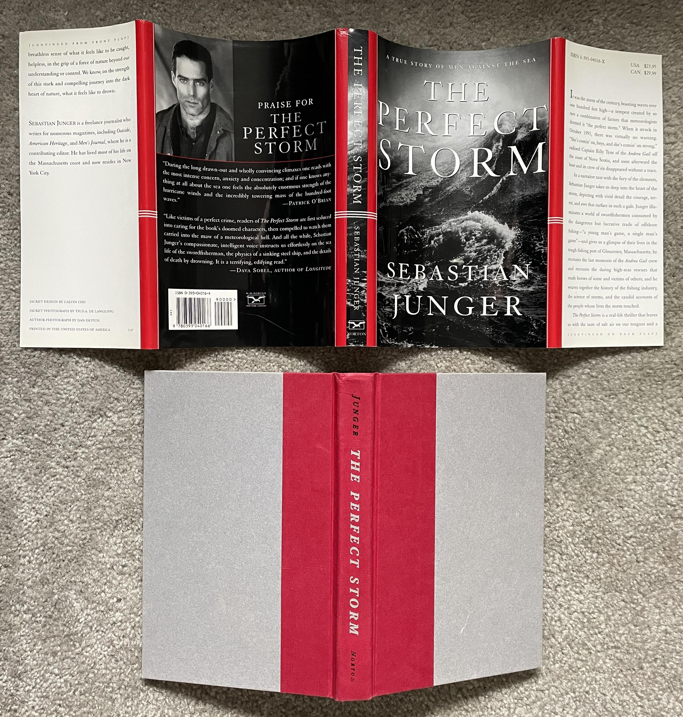 The Perfect Storm by Junger, Sebastian: Fine Hardcover (1997) First ...