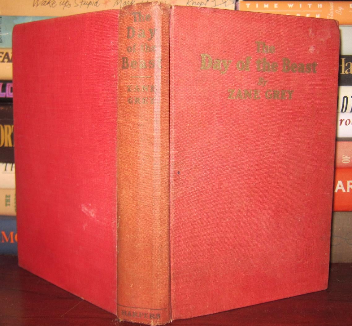 THE DAY OF THE BEAST by Zane Grey: Hardcover (1922) First Edition ...
