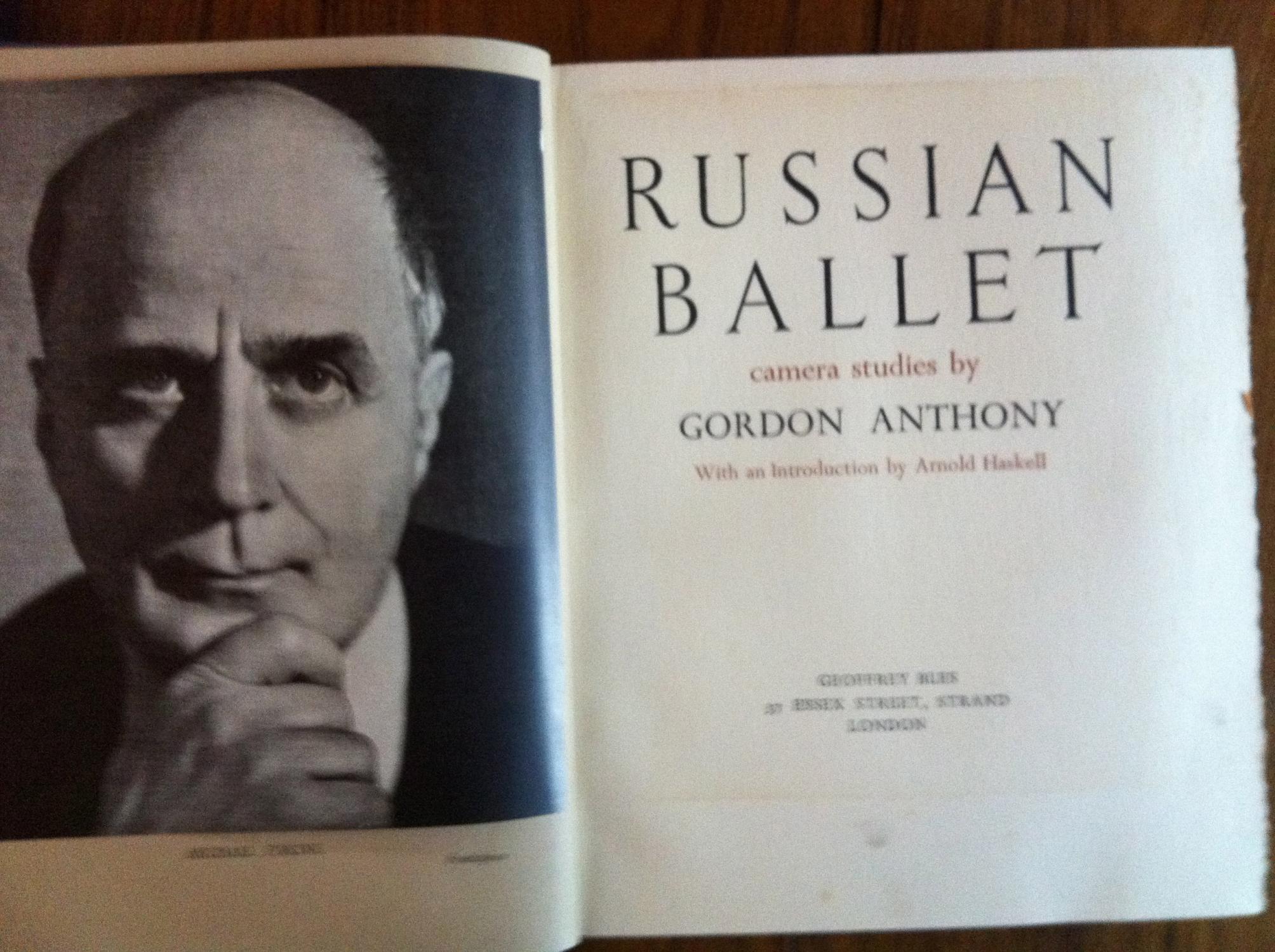 Russian Ballet, Camera Studies by Photographer-Gordon Anthony ...