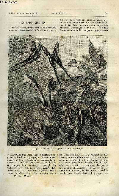 La nature n° 553 - Les leptocirques par Maurice Girard, Les machines d ...