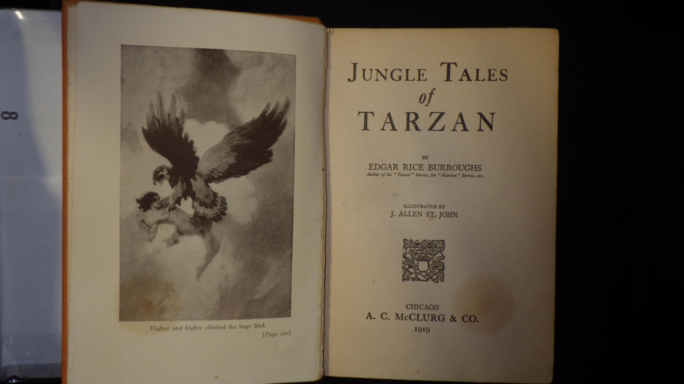 Jungle Tales of Tarzan ( First Edition, 1st Printing, 1st Binding ) by ...