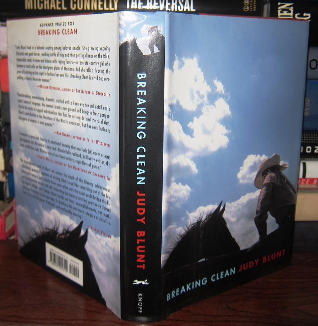 BREAKING CLEAN by Blunt, Judy: Hardcover (2002) First Edition; First ...